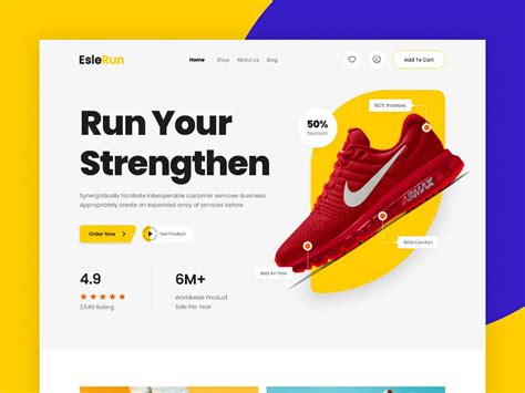 Shoes Shop Ui Designs Themes Templates And Downloadable Graphic
