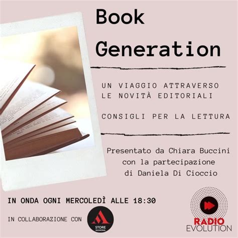 📆mercoledì 8 Marzo 🕡1830 Chiara Buccini