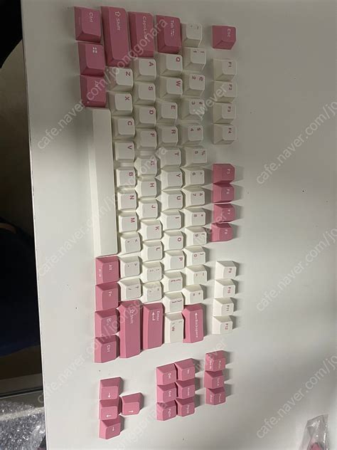 레오폴드 Fc750r Pd 핑크 키캡 키보드마우스스피커 중고나라