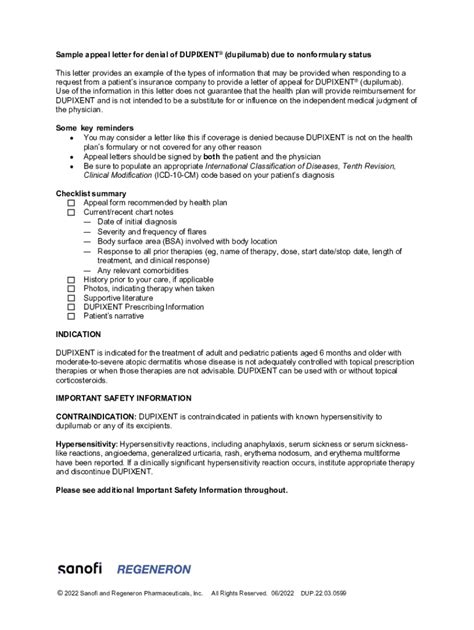 Fillable Online 5 Sample Appeal Letters For Medical Claim Denials That5
