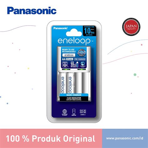 Jual Panasonic Eneloop Charger Kit 2pc Battery Eneloop Rechargeable