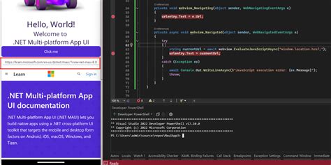 C Get The Url From A Side Inside A Webview In Mauinet Stack Overflow