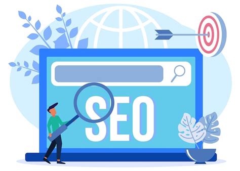 Premium Vector Illustration Vector Graphic Cartoon Character Of Seo