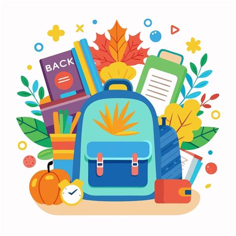 Back To School Flyer Premium Ai Generated Vector