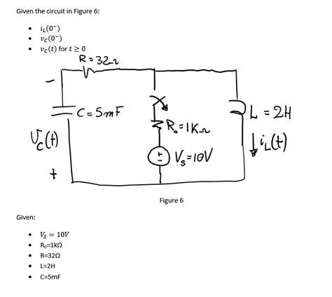 solved given the circuit in figure 6
