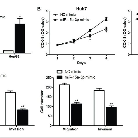 Overexpression Of Mirna 15a 3p Inhibited Proliferative And Metastatic