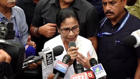 She Staged A Drama By Bjp Hits Back At Mamata Banerjee After She