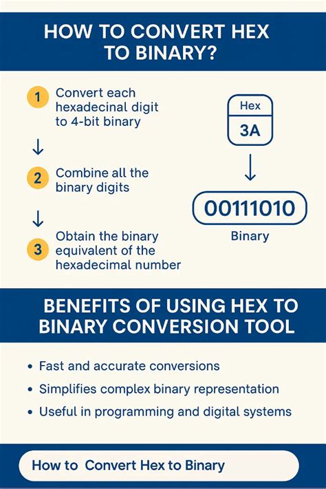 Hex To Binary Converter Quick And Reliable Conversion