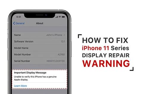 حل مشکل Unable to verify this iPhone has a genuine Apple display در