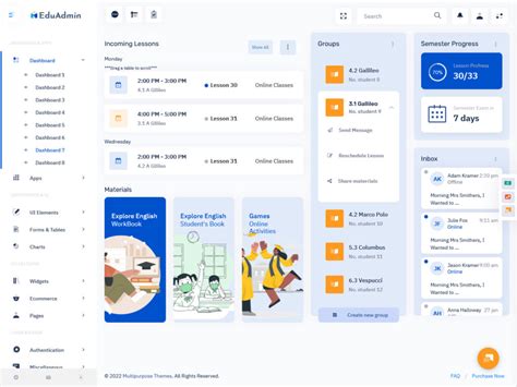 Building A Perfect Online Education Courses Html Templates Dashboard