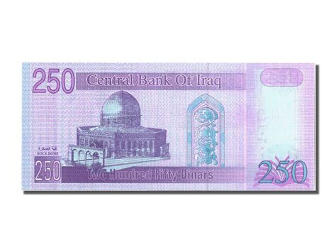 300234 Irak 250 Dinars Type Saddam Hussein 2001 02 Neuf 250