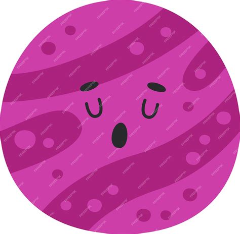 Premium Vector Neptune Planet Character