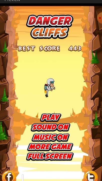 Danger Cliffs Free Source Code In Html5 Mobilewithcode Freesourcecode