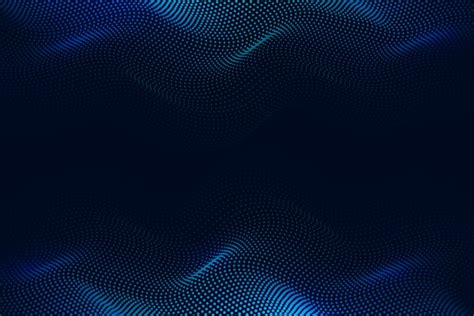 Premium Vector Gradient Particle Wave Background