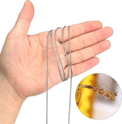 Jijacraft 100m Silver Twine String 1 5mm Thick String Wrapping Cord