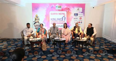 Kalinga Literary Festival In Kathmandu On 15 To 16 October 2022