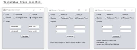 java program create a gui application that