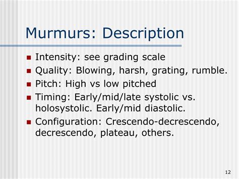 PPT Heart Sounds And Murmurs PowerPoint Presentation Free Download ID