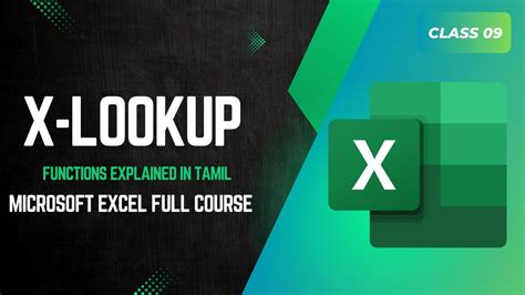 📊 Xlookup Function In Excel Tamil Class 9 Microsoft Excel Full Course Vep Tech Academy 🎯
