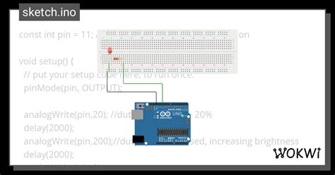 PWM Function Wokwi ESP32 STM32 Arduino Simulator