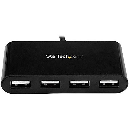 StarTech Com 4 Port USB C Hub Mini Hub USB C To 4x USB A USB 2 0 Hub USB Type C Hub USB C To USB