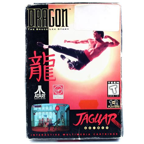 Dragon The Bruce Lee Story Atari Jaguar Boxed Wts Retro