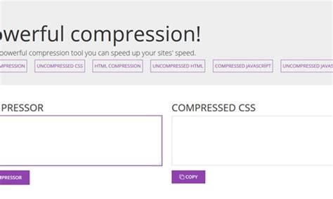 html css js compressor and uncompressor scripts by werfection codecanyon