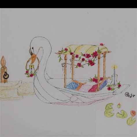 Swan Boat Swan Pictures Watercolor Pictures Artwork