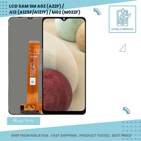 Lcd Sam Sm A02 A22f A12 A125f A127f M02 M022f Display Touch Screen Digitizer Repair