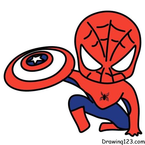 Spider Man Drawing Tutorial How To Draw Spider Man Step By Step