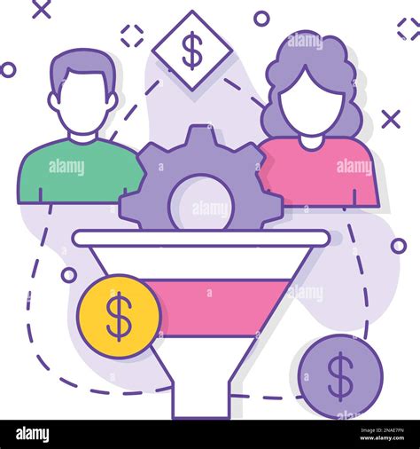 Visitor Segmentation Stock Vector Images Alamy
