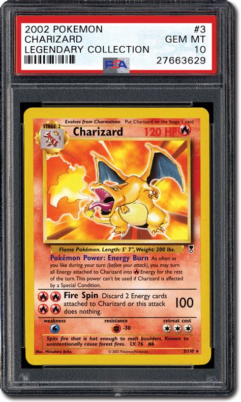 Psa Set Registry Collecting The 2002 Pokémon Legendary Collection Set