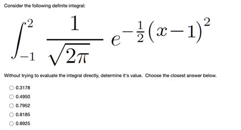 Video Solution Consider The Following Definite Integral 1 2 3 X 1
