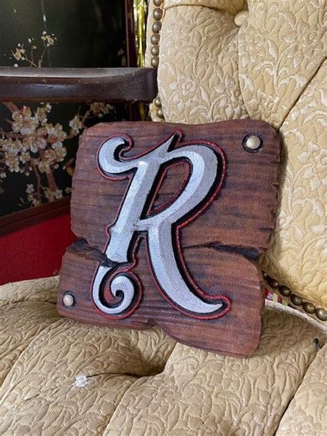 3D Alphabet Sign Steampunk Letter Sign Letter Plaque Rustic Letters