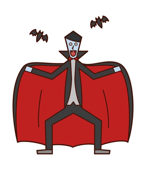 드라큘라 할로윈 일러스트레이션 무료 일러스트 소재집 Kukukeke