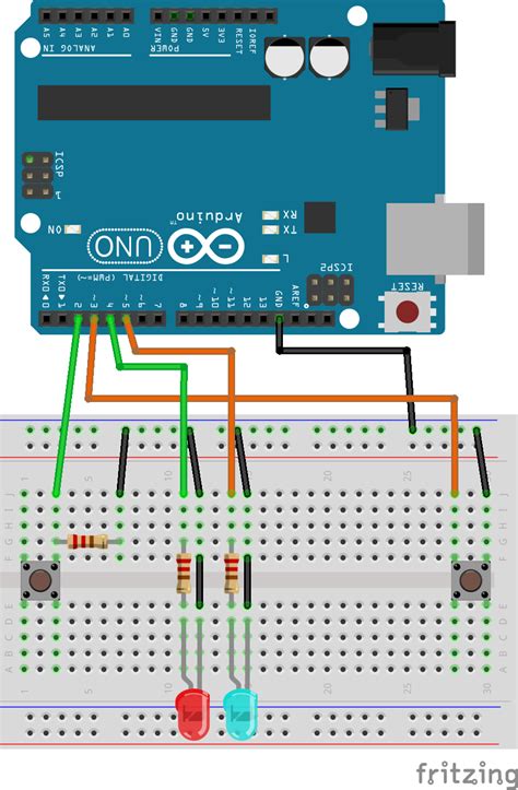 Guia de Montagem Integrando Botões Pull Up Interno no Arduino
