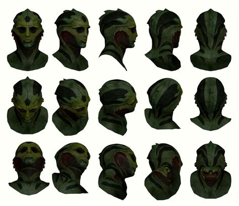 Mass Effect 2 Thane Head Reference By Troodon80 On Deviantart