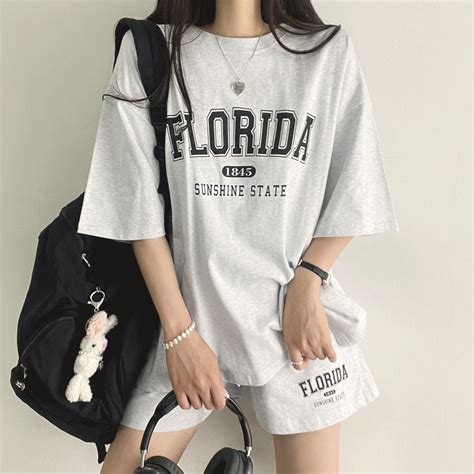 [세트] 로리 티셔츠 반바지 세트 3color 에이블리