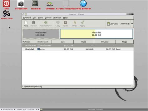 How To Resize Active Primary Root Partition Using GParted Utility