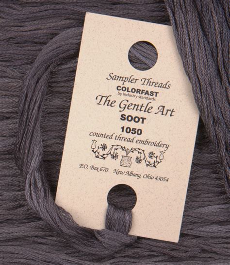 The Gentle Art Sampler Threads Soot Gray 123Stitch