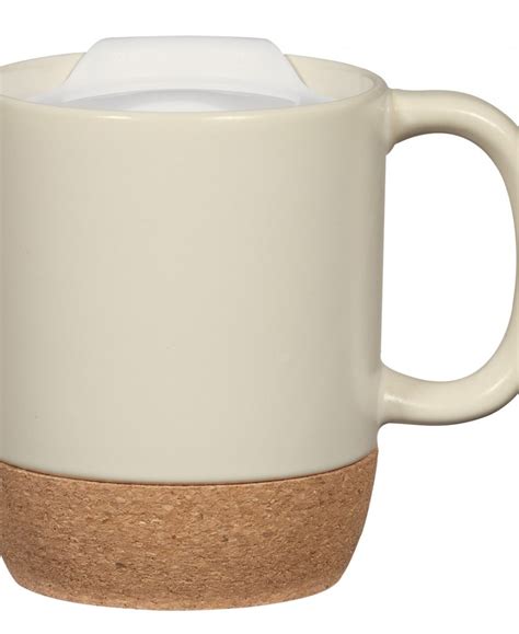 Cork Bulk Custom Printed Oz Cork Base Ceramic Mug Campfire Premiums
