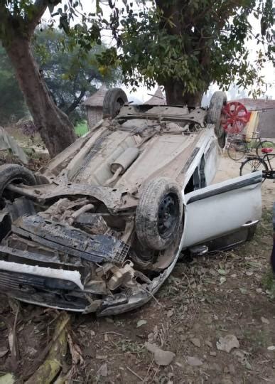 तेज रफ्तार कार अनियंत्रित होकर पलटी एक की मौत दूसरा घायल High Speed