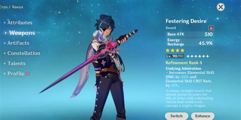 Genshin Impact Best Weapons For Kamisato Ayaka