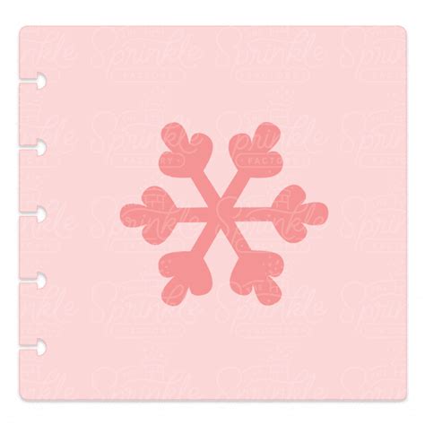 Simple Snowflake Stencil The Sprinkle Factory