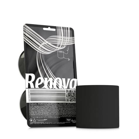 Комплект от 2 ролки тоалетна хартия Renova 3 слоя черни Emag Bg