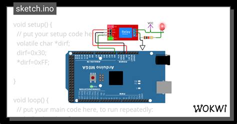 Relay Module Wokwi Esp32 Stm32 Arduino Simulator