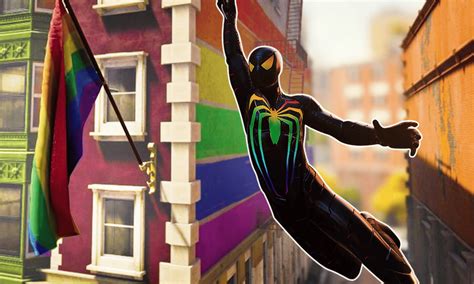 Spider Man Video Game Features Pride Flags Everywhere And Queer Fans