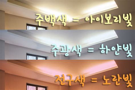 주광색 주백색 전구색 차이는 전구 조명 색상 구별하는 법과 조명 인테리어 조명 인테리어 전구 인테리어