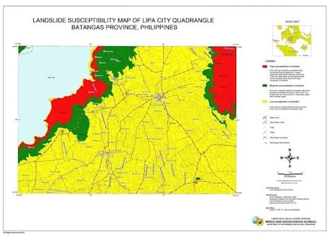Batangas Flood And Landslide Susceptibility Map Brittany