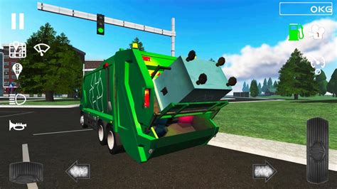 Trash Truck Simulator Driving Garbage Recycling Station Simulator
